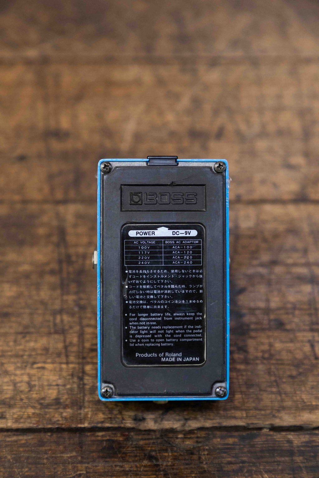 Boss CS-1 Compression Sustainer (Black Label) 1978 - 1982 - Blue ...