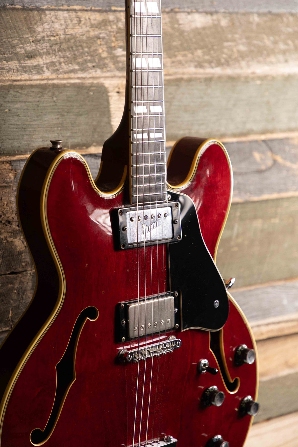 1975 Greco SA-500 - Cherry Red – Clingan Guitars
