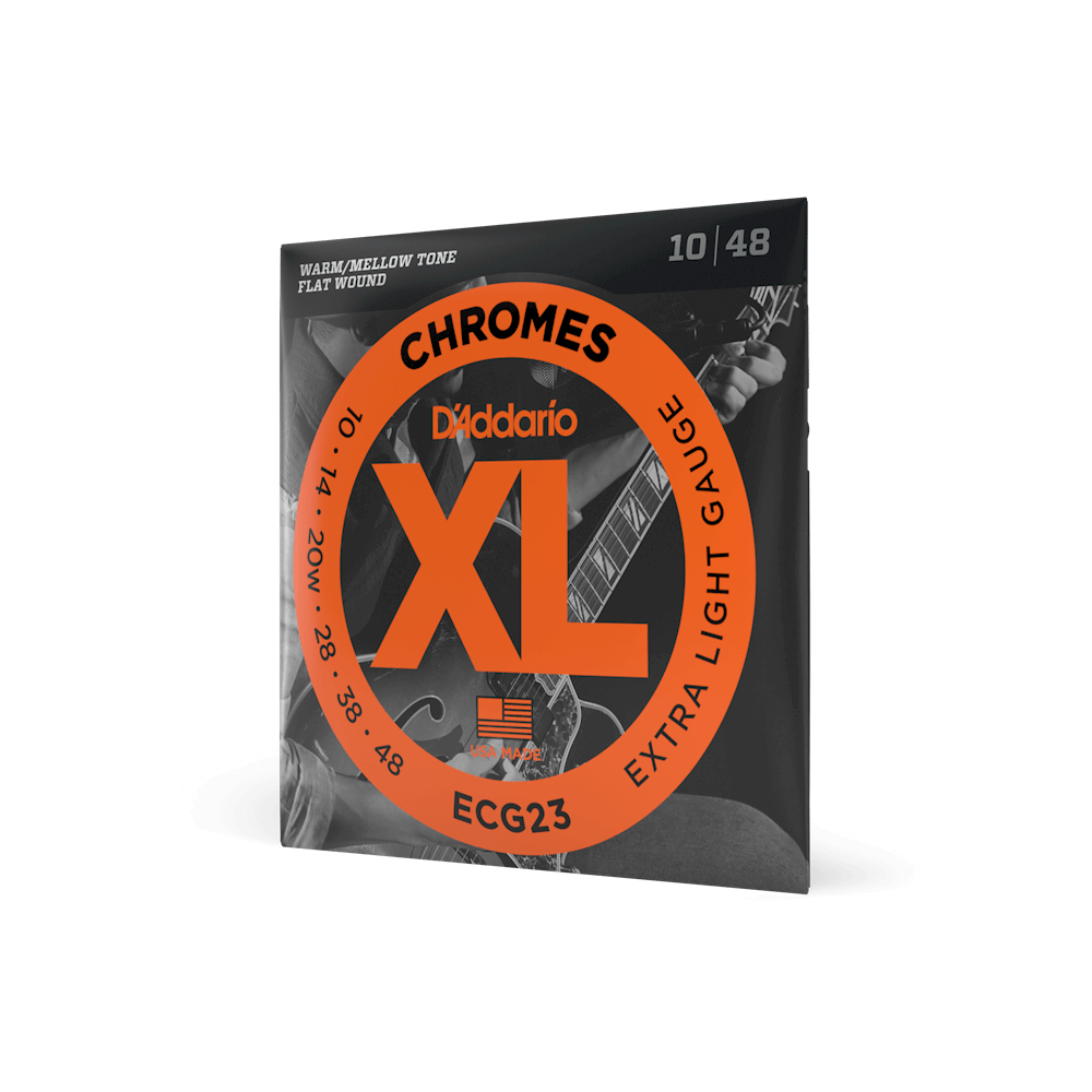D'Addario 10-48 EXTRA LIGHT, XL CHROMES ELECTRIC GUITAR STRINGS ...