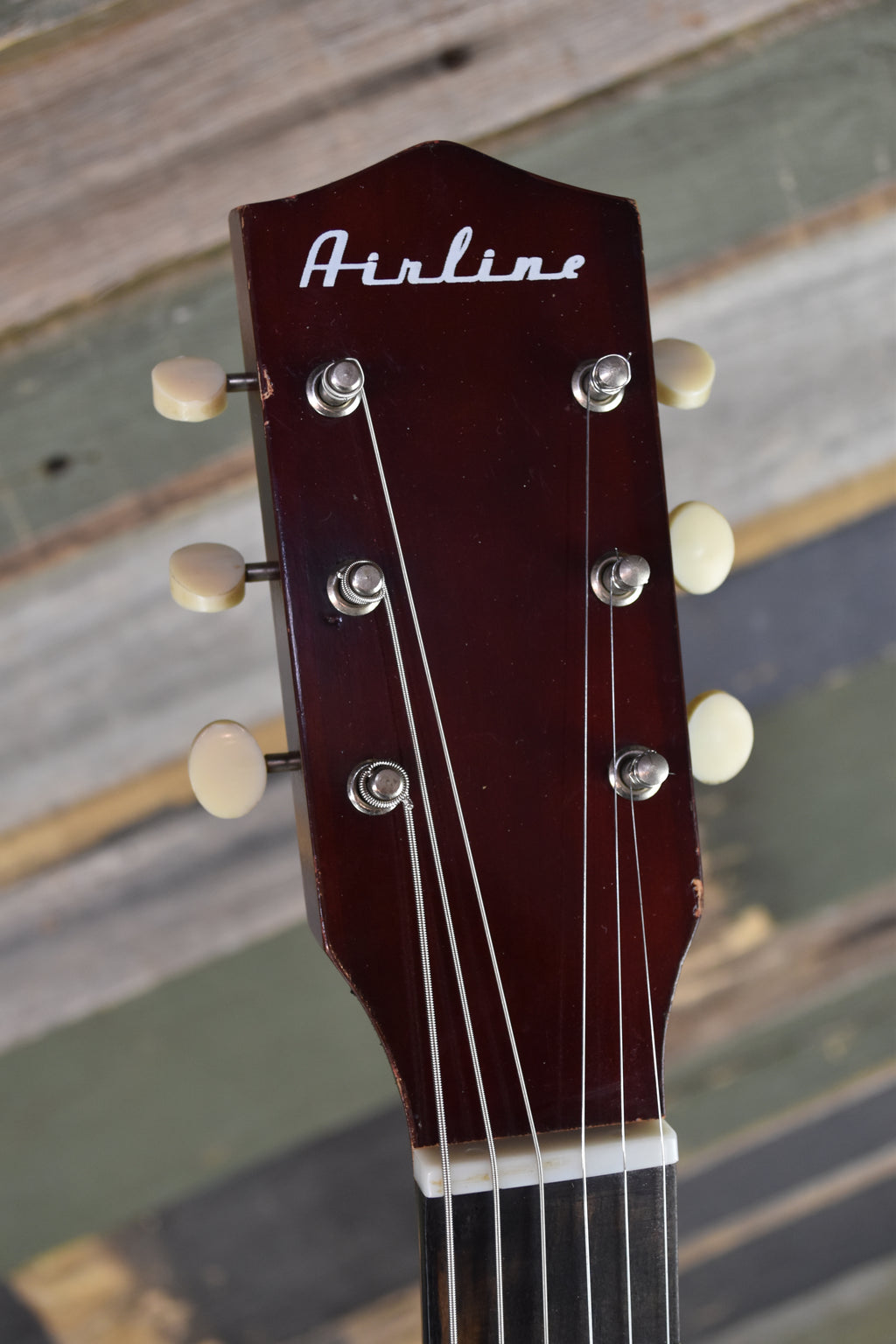 Airline (Harmony) Rocket H54 1965 - Red Burst – Clingan Guitars
