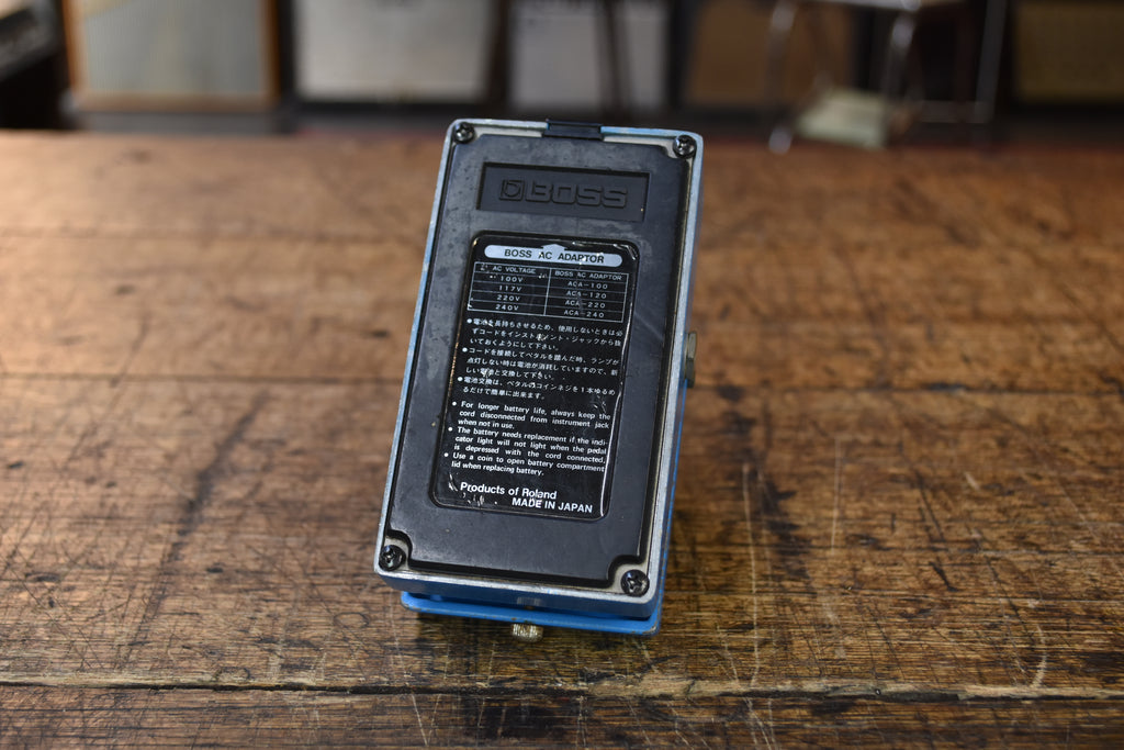 Boss CS-1 Compression Sustainer (Black Label) 1980 - Blue – Clingan Guitars